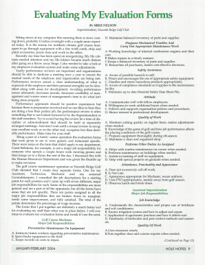 Fillable Online Evaluating My Evaluation Forms Fax Email Print - pdfFiller