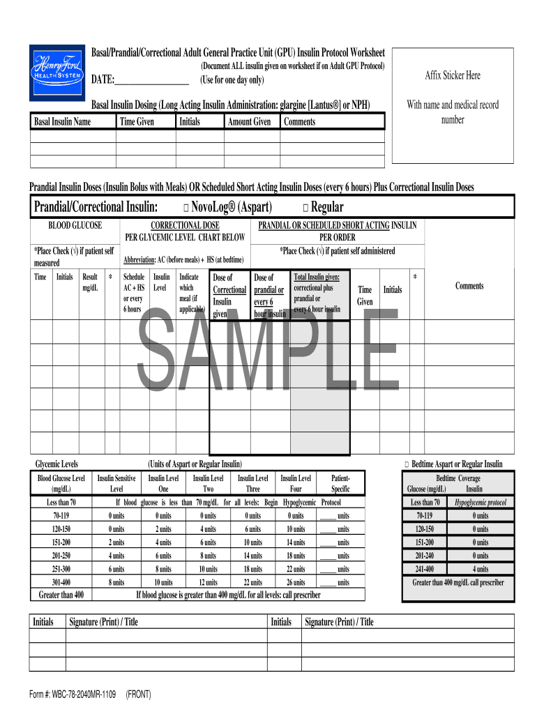 Fillable Online hfhs-formslibrary Insulin Bolus with Meals - hfhs ...