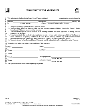 Fillable Online This addendum to the Residential/Lease Rental Agreement ...