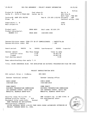 Fillable Online smartech gatech PROJECT HEADER INFORMATION Project I: D-48-824 Cost share 1 ...
