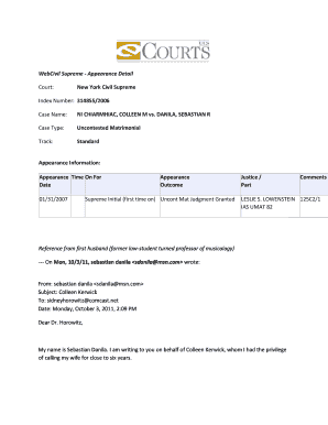 Webcivil Supreme - Fill Online, Printable, Fillable, Blank | pdfFiller