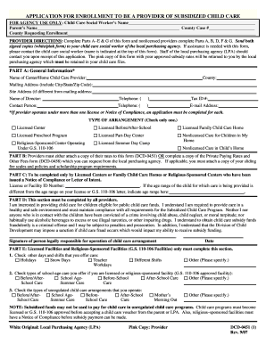 Fillable Online PART A: General Information* - North Carolina Fax Email ...