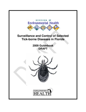 Fillable Online Surveillance and Control of Selected Tick-borne ...
