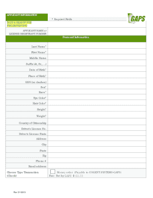 Fillable Online 2020 Gap Cover Profile Update Form.pdf Fax Email Print - pdfFiller