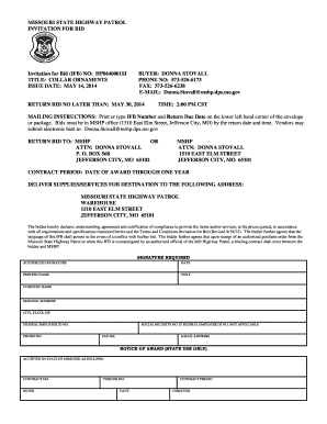 Fillable Online mshp dps missouri HP0640001SI - Missouri State Highway ...