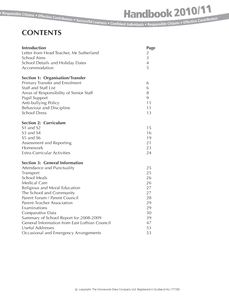 Fillable Online edubuzz Handbook2010/11 - eduBuzz.org Learning Network ...