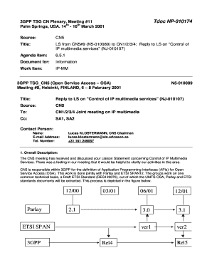 Fillable Online 3gpp 12/00 03/01 06/01 12/01 Parlay ETSI SPAN 3GPP 2.1 ...