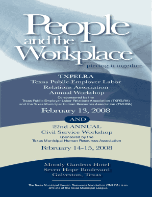 Fillable Online tml Registration - Texas Municipal League - tml Fax ...