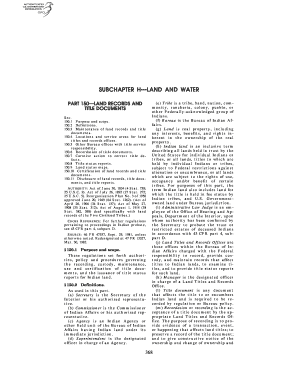 Fillable Online gpo SUBCHAPTER HLAND AND WATER - gpo Fax Email Print ...