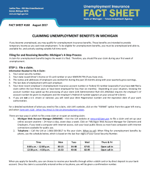 Fillable Online michigan FACT SHEET #160 August 2017 Fax Email Print ...