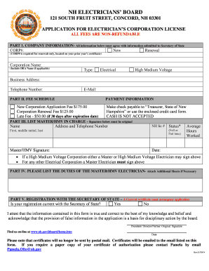 Fillable Online nh Renewal form for Corporations - NH.gov Fax Email ...