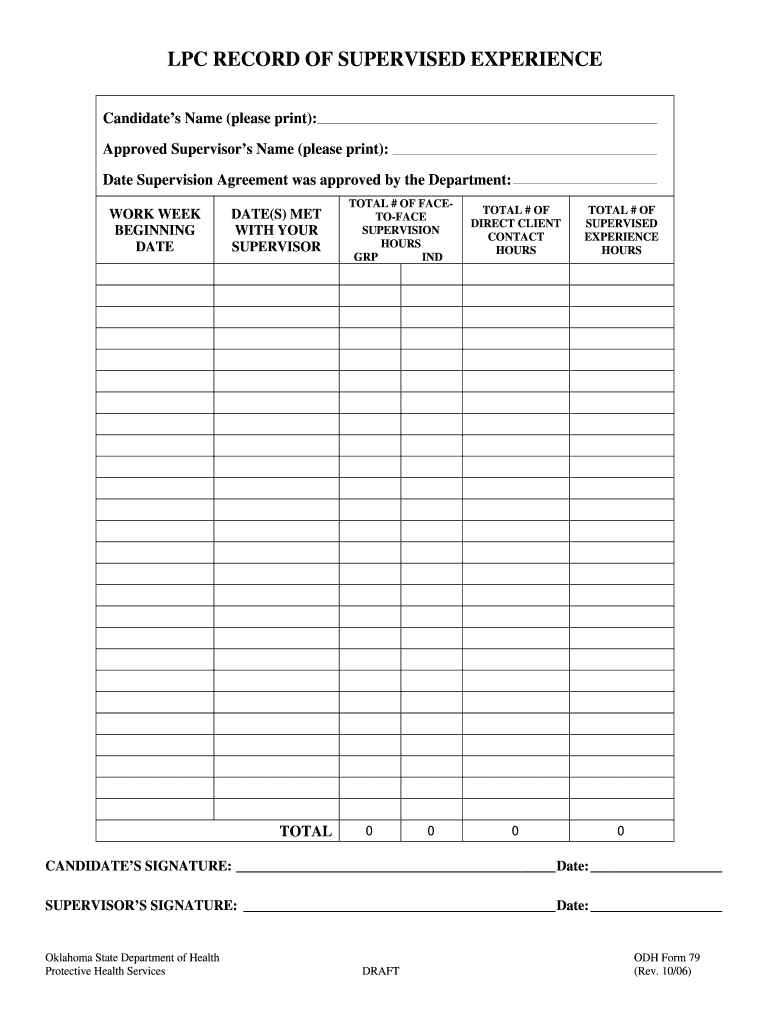 OK ODH 79 Form - Fill Online, Printable, Fillable, Blank - pdfFiller