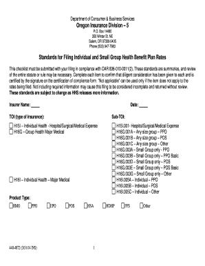 Fillable Online oregon Form 4872, Standard Provisions for Individual and ... - Oregon.gov Fax ...