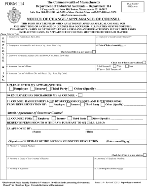 Fillable Online mass Form 114 - Mass.Gov - mass Fax Email Print - pdfFiller