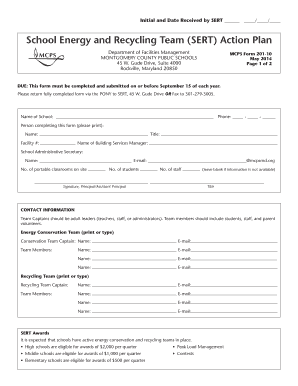 Fillable Online mcps k12 md MCPS Form 201-10 School Energy and ...