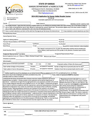 Fillable Online Use the KDA credit card form Fax Email Print - pdfFiller