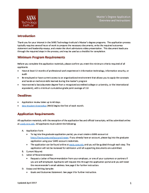 Fillable Online Masters Degree Application Fax Email Print - pdfFiller