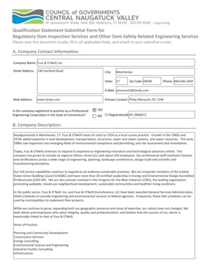 Fillable Online cogcnv Qualification Statement Submittal Form for ...