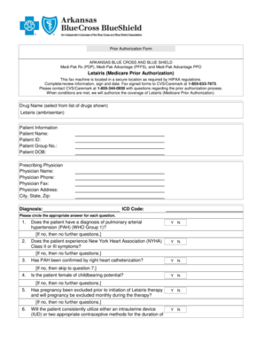 Fillable Online Med D PA Form - - Arkansas Blue Cross and Blue Shield Fax Email Print - pdfFiller