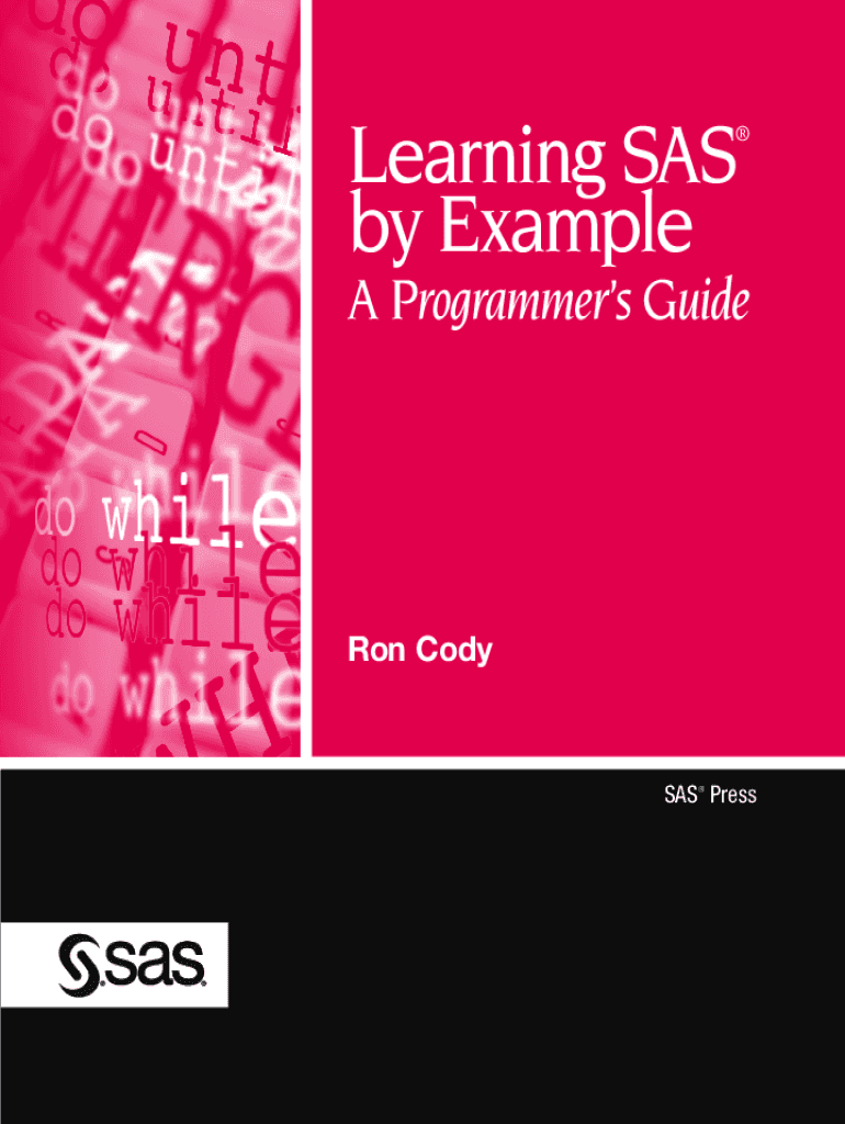 Learning Sas By Example 2nd Edition Pdf - Fill Online, Printable ...