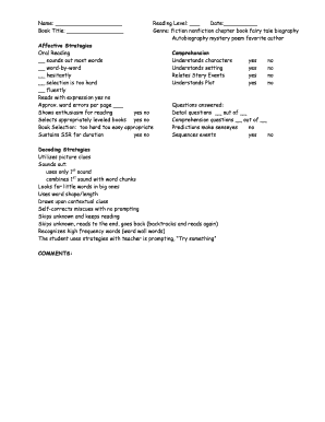 Reading Conference Forms Pdf - Fill Online, Printable, Fillable, Blank ...