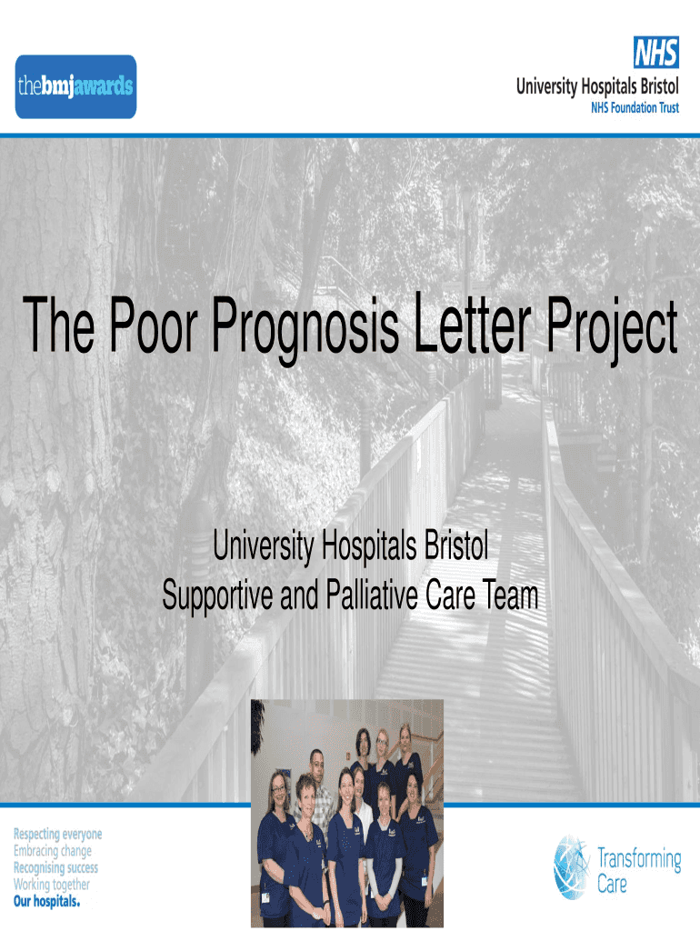 Fillable Online poor prognosis letter Fax Email Print - pdfFiller