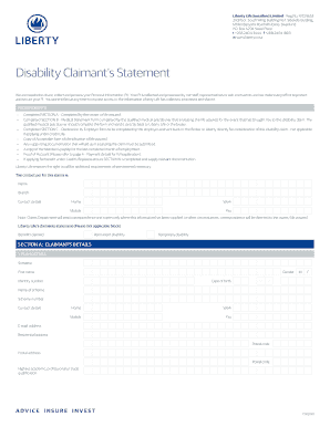 Fillable Online Corporate claim forms - Liberty Fax Email Print - pdfFiller