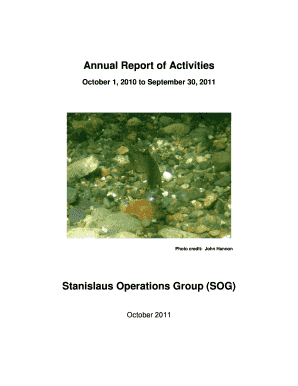 Fillable Online Draft Annual Report of Activities - Fax Email Print ...