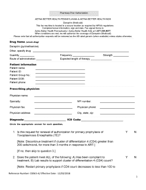 Fillable Online opioid dependence treatments (oral) prior authorization ...