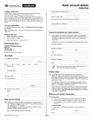 Bank Account Details Collection - Fill Online, Printable, Fillable ...