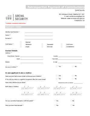 Fillable Online Form SSA-1 Information You Need To Apply For Retirement ...