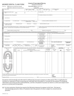 Fillable Online member dental claim form - unumdental.com Fax Email ...