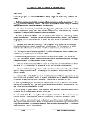 Fillable Online AGREEMENT TO CONDITIONS OF SUPERVISION/IGNITION ...