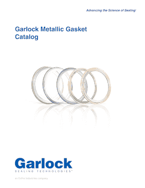 Fillable Online Garlock Metallic Gasket Catalog - Alte Fax Email Print ...