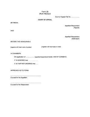 Fillable Online Form 28 (Rule 48(2)(c)) - yukoncourts.ca Fax Email ...