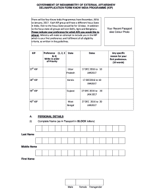 Fillable Online KIP Application form Fax Email Print - pdfFiller