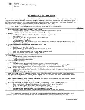 Fillable Online Germany Visa Information In Bahrain - Home Page - VFS ...