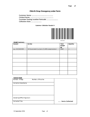 Click And Drop Emergency Manifest - Fill Online, Printable, Fillable ...