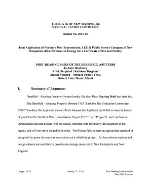 Fillable Online DA Post Hearing Brief 1500 pm.docx Fax Email Print ...
