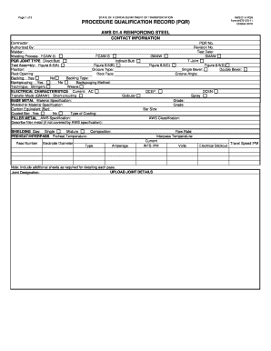Fillable Online D1.4 PQR Form 675-070-11 Fax Email Print - pdfFiller