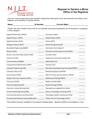 Fillable Online Office Of The Registrar Request For A Replacement ...