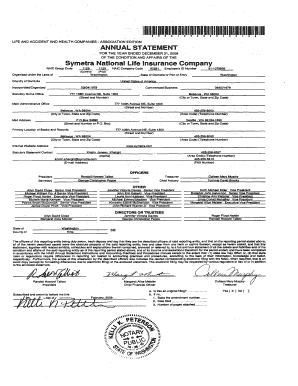 Fillable Online 90581 Symetra National Life Insurance Company ...