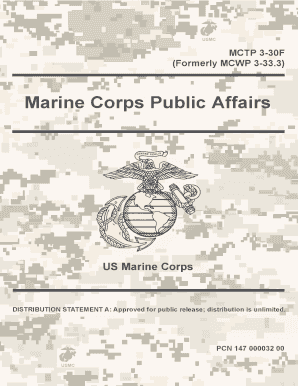 Fillable Online Marine Corps Public Affairs Fax Email Print - pdfFiller