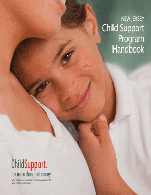 Fillable Online New Jersey Child support Program Handbook Fax Email ...