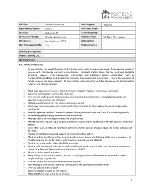 Fillable Online Resident Advocate Fax Email Print - pdfFiller