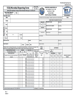 Fillable Online Form 10525. Microbial Reporting Form Fax Email Print ...