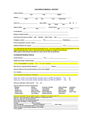 Fillable Online npe children's form.doc Fax Email Print - pdfFiller