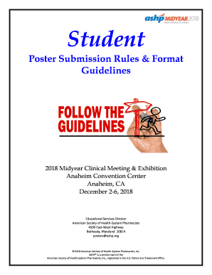 Fillable Online MCM18 Student Poster Submission Guidelines. MCM18 ...