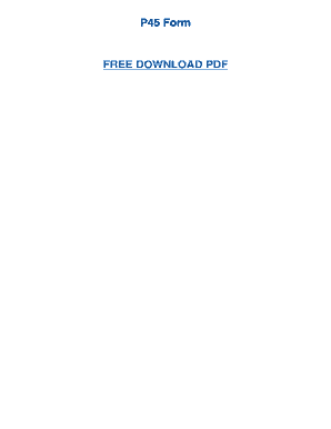 Fillable Online Pdf Download P45 Form Book FREE. Pdf Download P45 Form ...