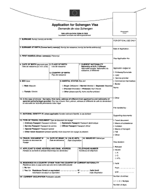 Fillable Online visa application form 2010 - Identity Malta Fax Email ...